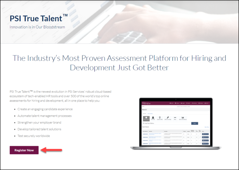 How do I register? - Talogy Knowledgebase